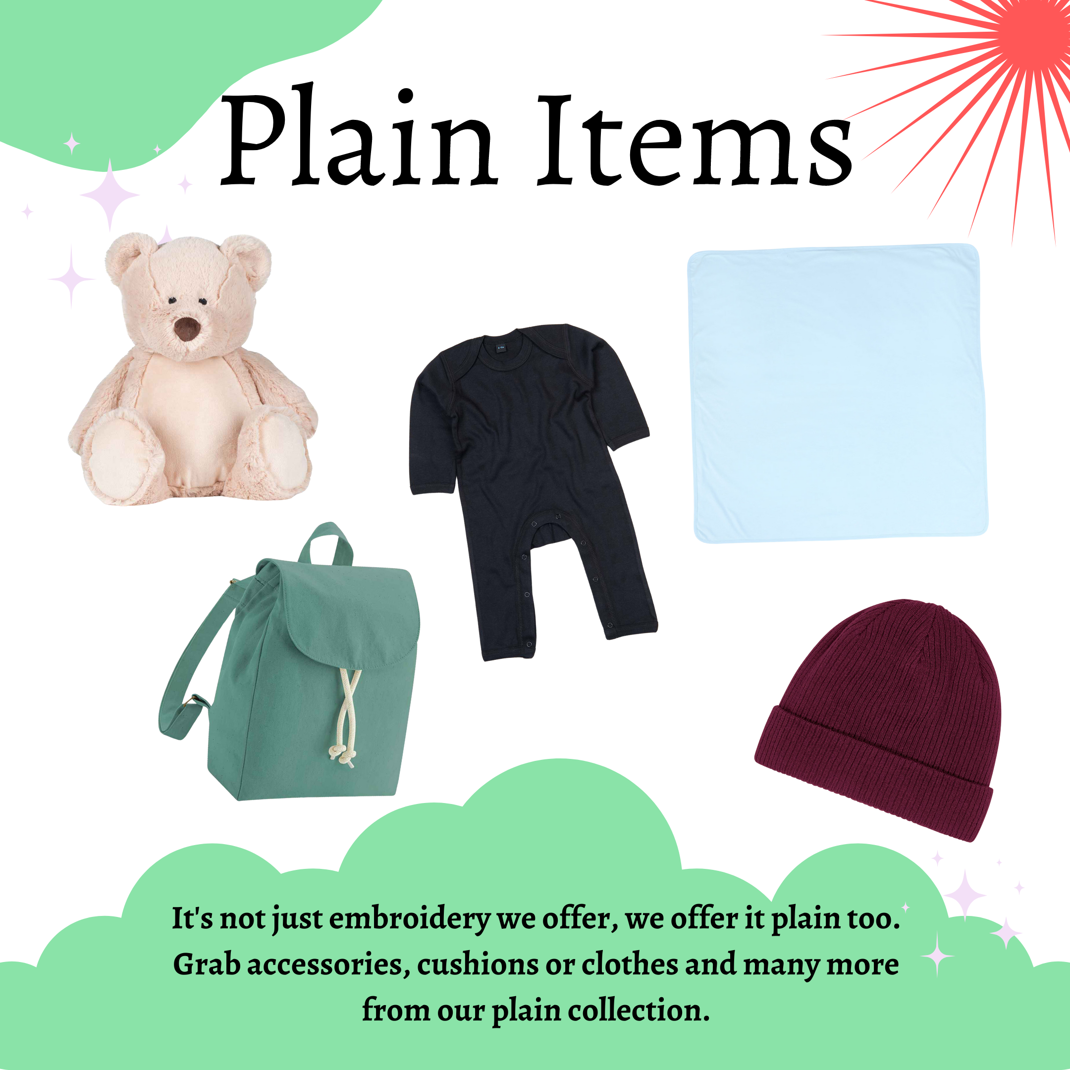 Plain Items – Titch Designs